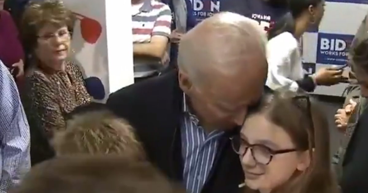 VIDEO: Creepy Joe Biden Sniffs a Little Girl’s Hair During Cringe ...